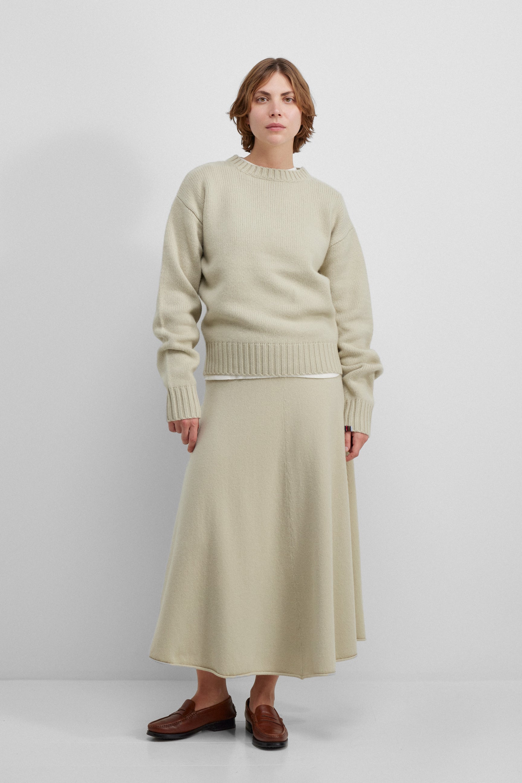 extreme cashmere crew-neck sweater pure – 373 oldie