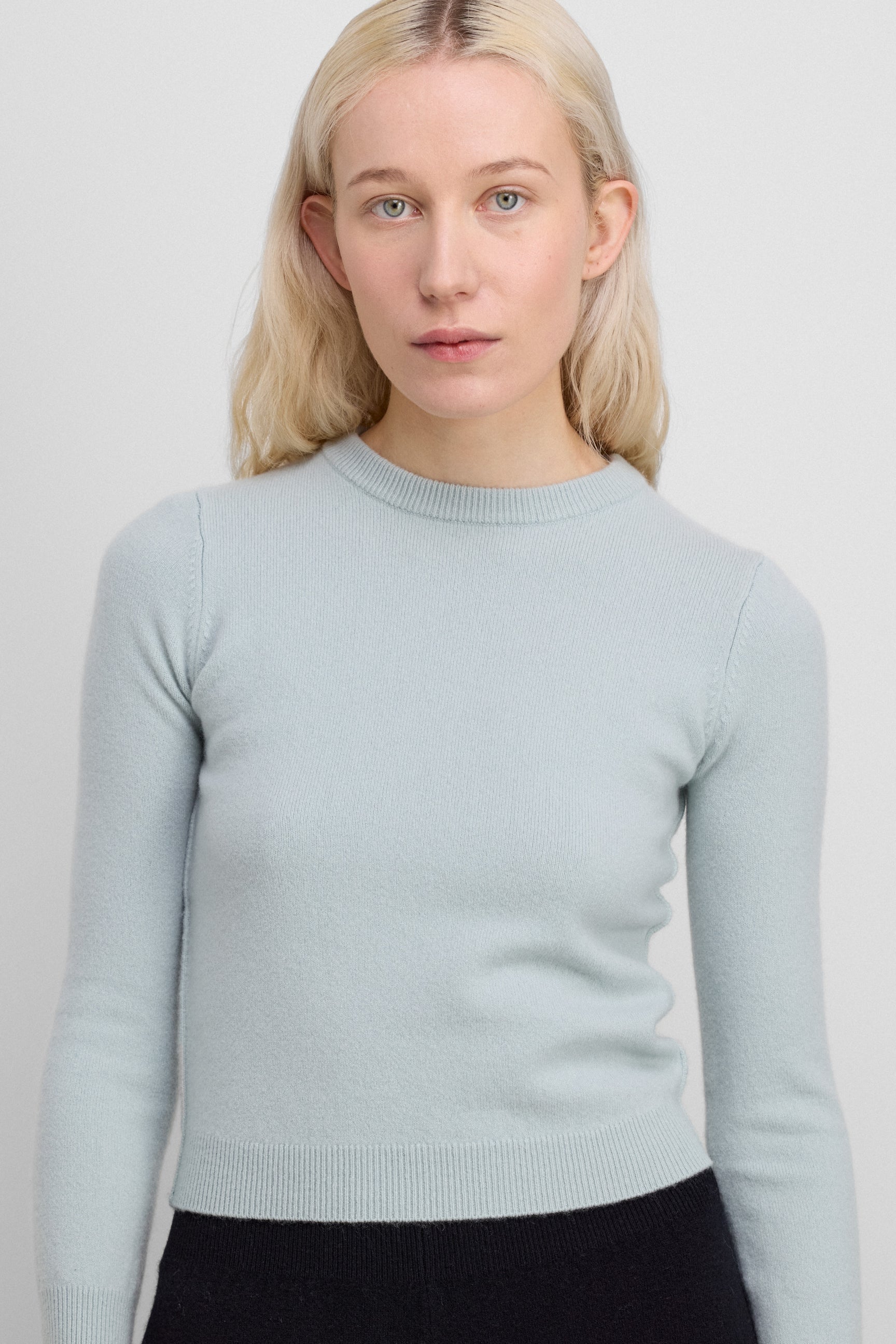 extreme cashmere petite crew sweater cropped – 98 kid