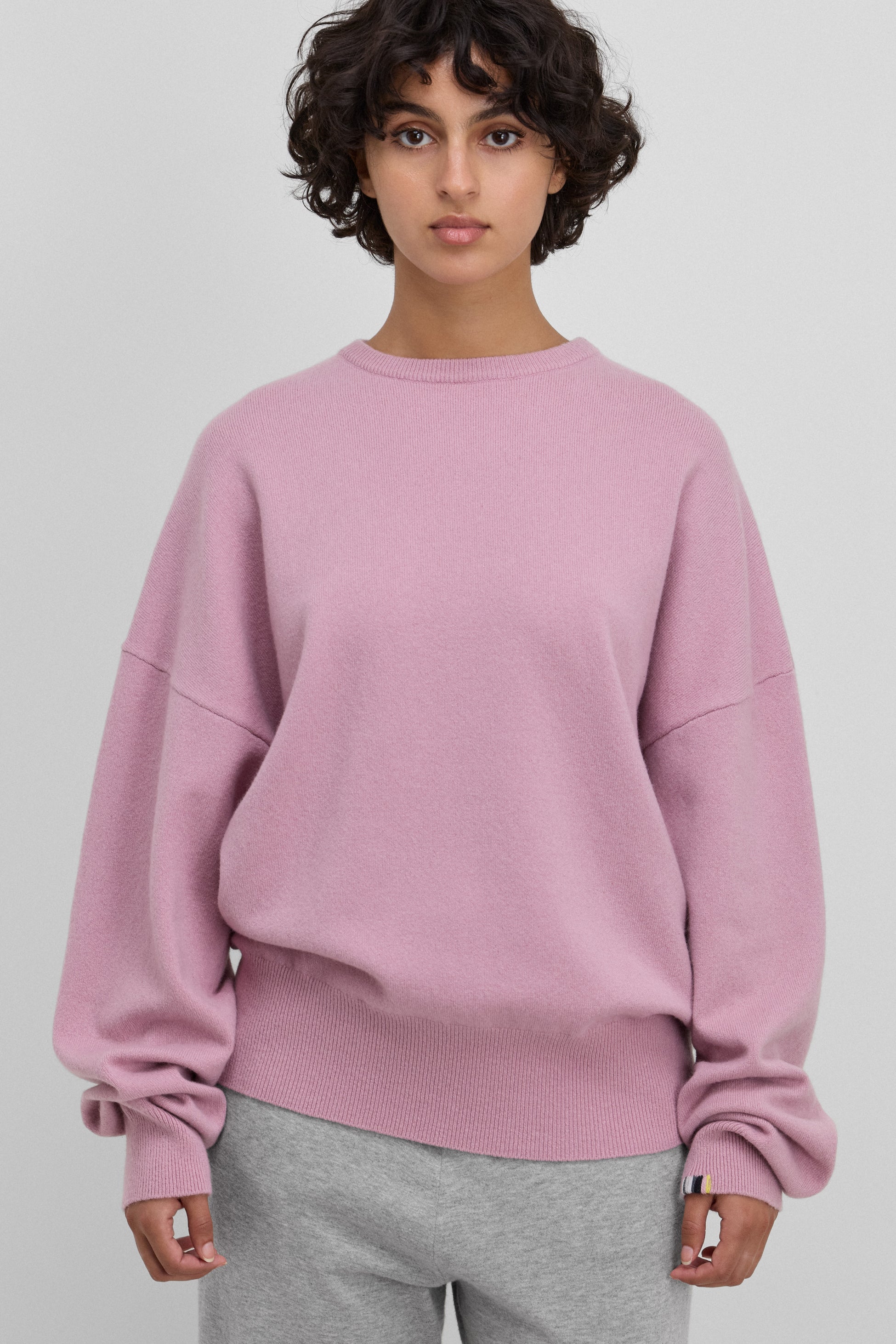 extreme cashmere crewneck sweater unisex – 355 tes