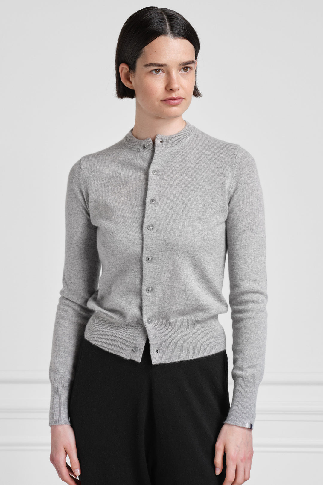 extreme cashmere 100% fitted cardigan n°300 little 2