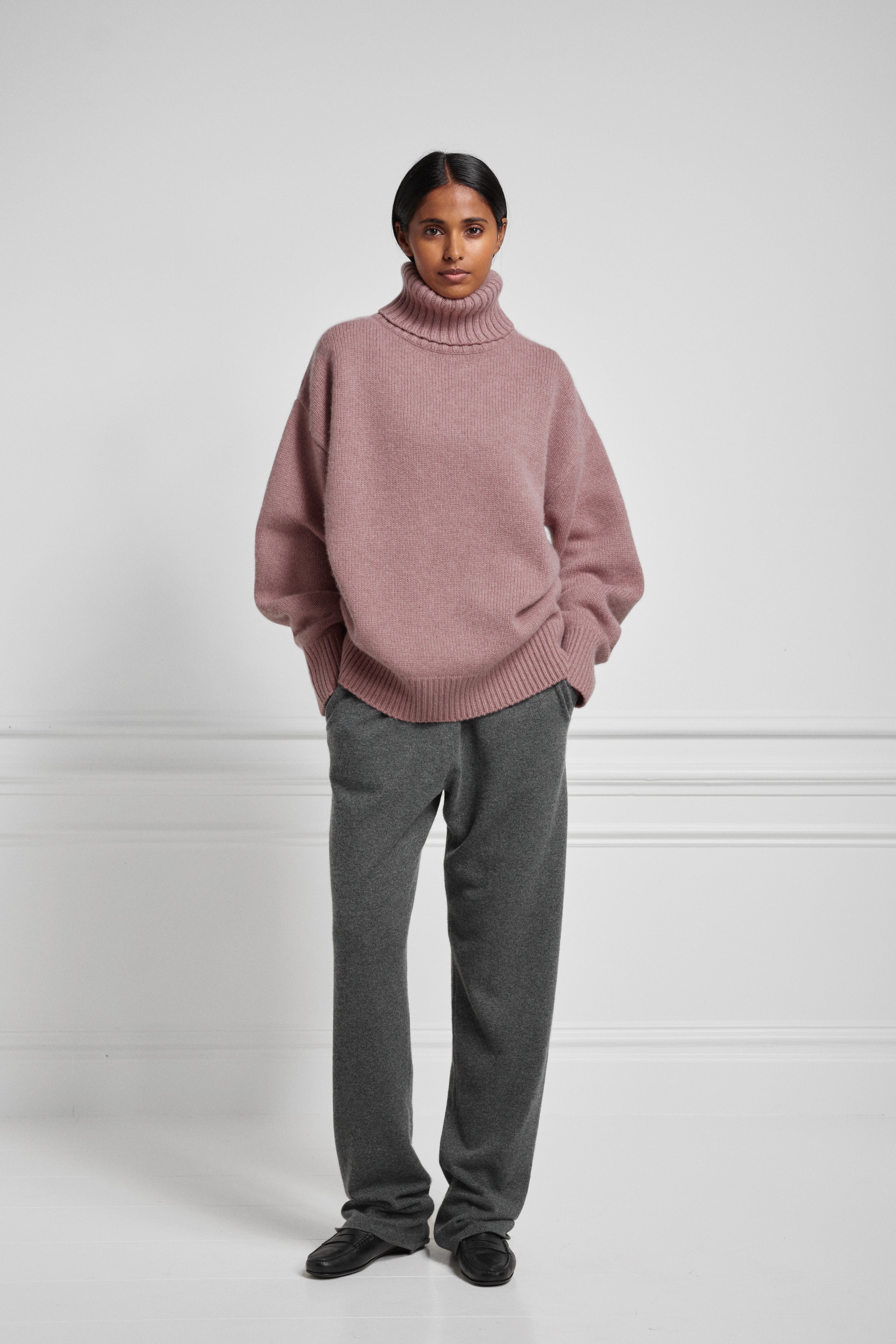extreme cashmere turtleneck sweater chunky oversize xtra