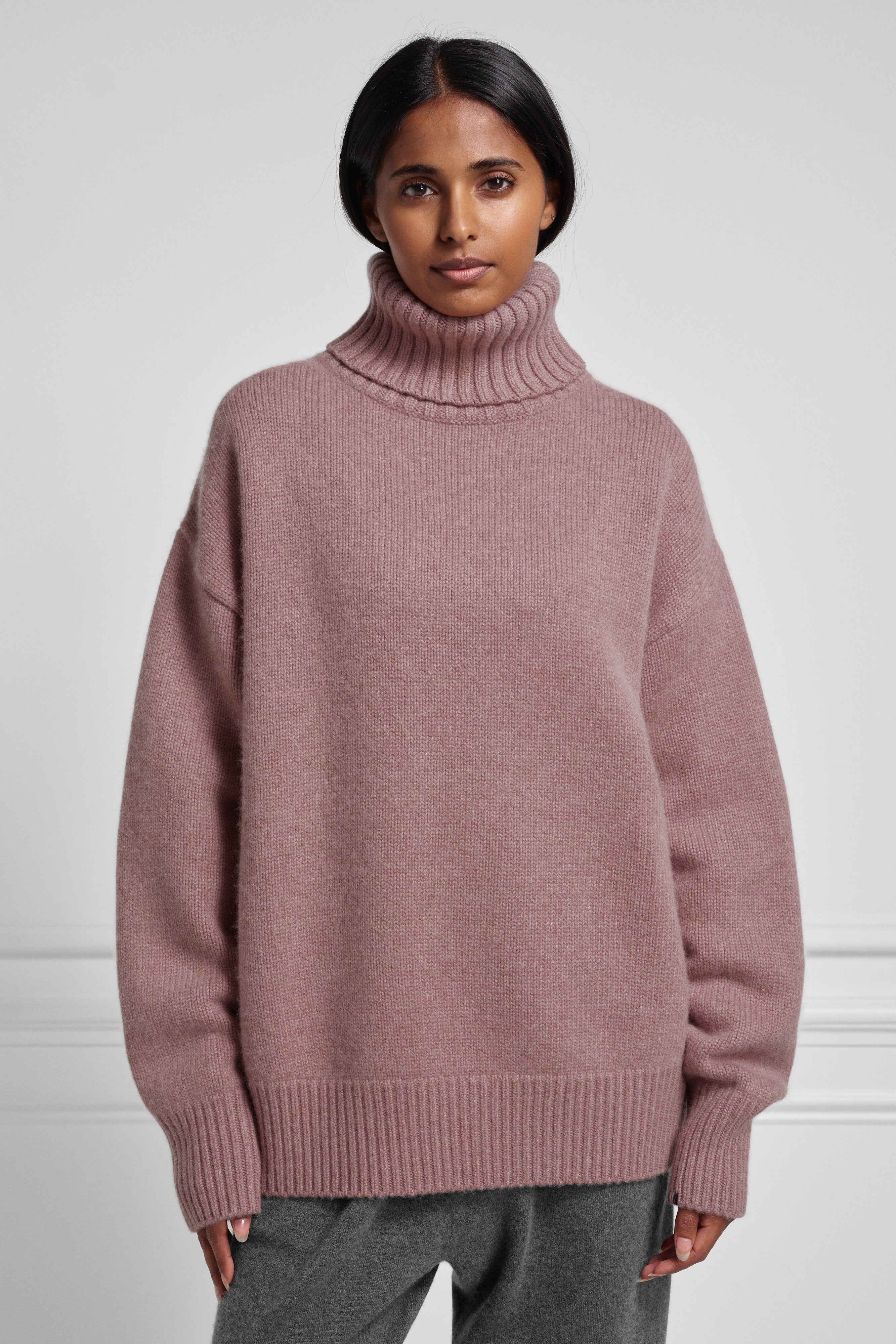 extreme cashmere 100% turtleneck sweater n°20 oversize xtra