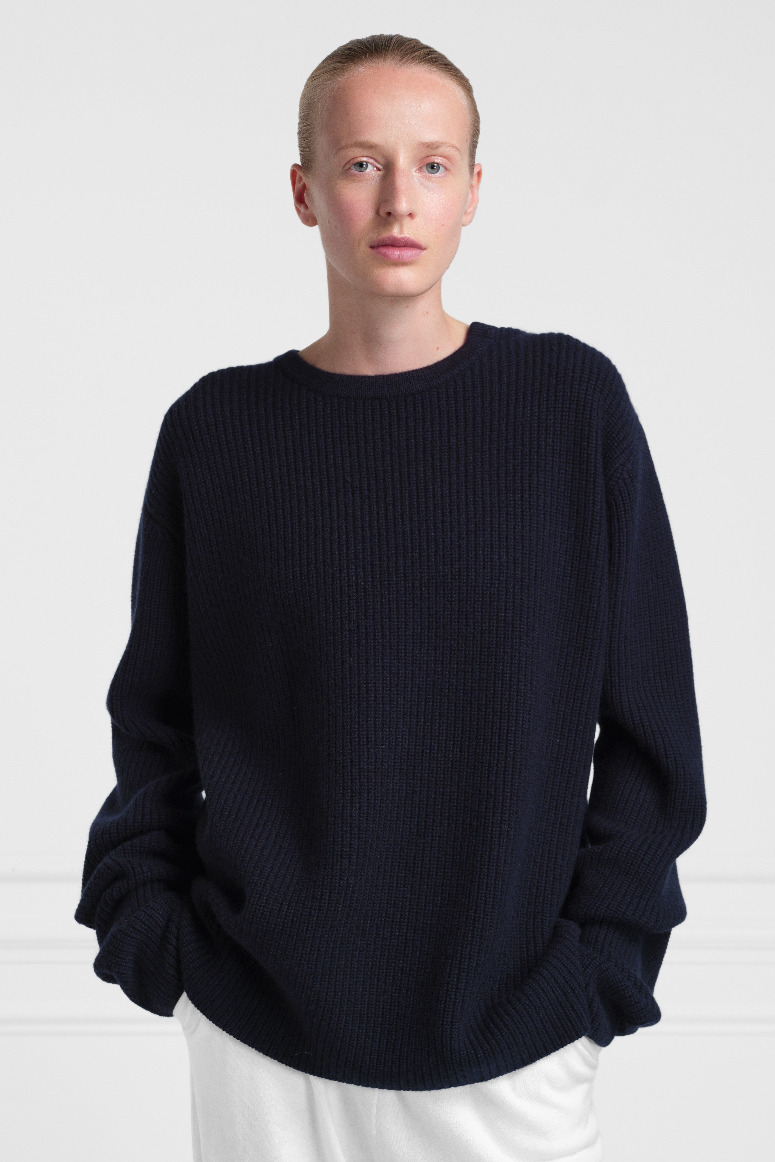cashmere sweaters by extreme cashmere in timeless designs