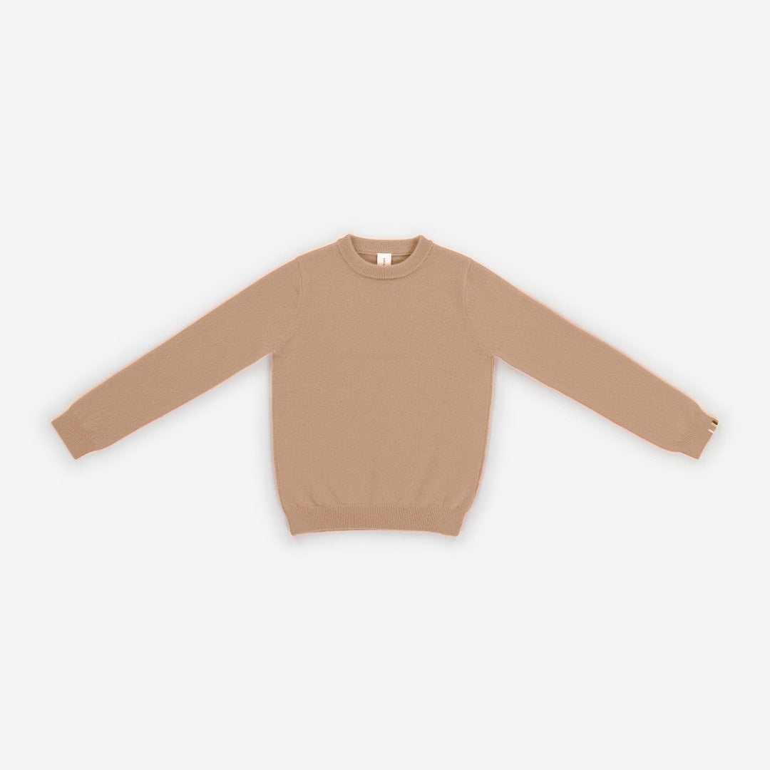 extreme cashmere fitted crew sweater cropped n°98 kid